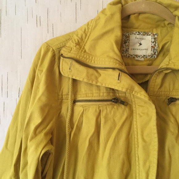 Jackets & Coats | Mustard Yellow Cargo Jacket | Poshmark